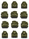 Zombie Panzer IV D RPG Maker XP Battle and Overworld Sprite | RPG Maker ...